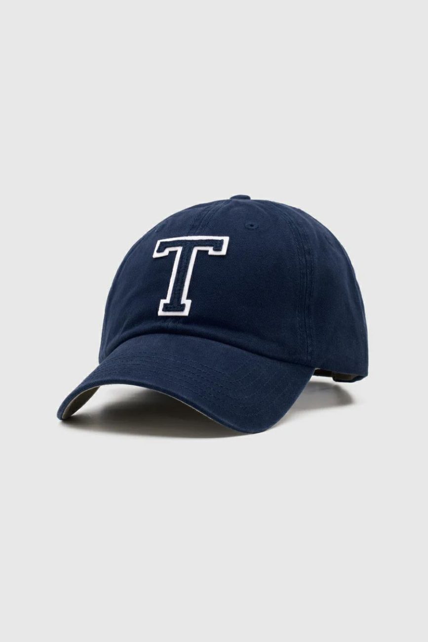 Ortc Collegiate Ltr Cap t Navy - Denim and Cloth