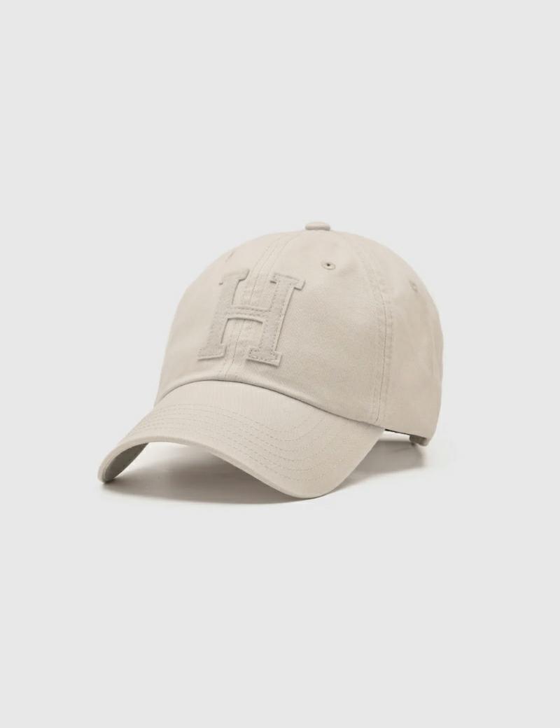 Ortc Tonal Letter Cap h Beige - Denim and Cloth